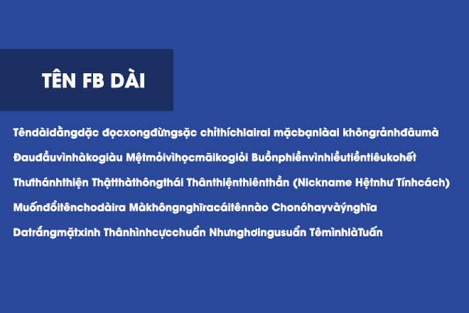 Tên FB hay và độc đáo nhất năm 2021 bạn hãy xem ngay