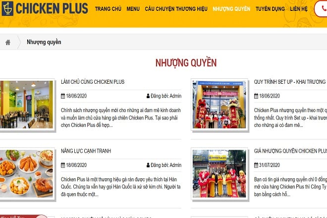 Chicken Plus của ai? Thương hiệu nhượng quyền này có gì đáng chú ý?