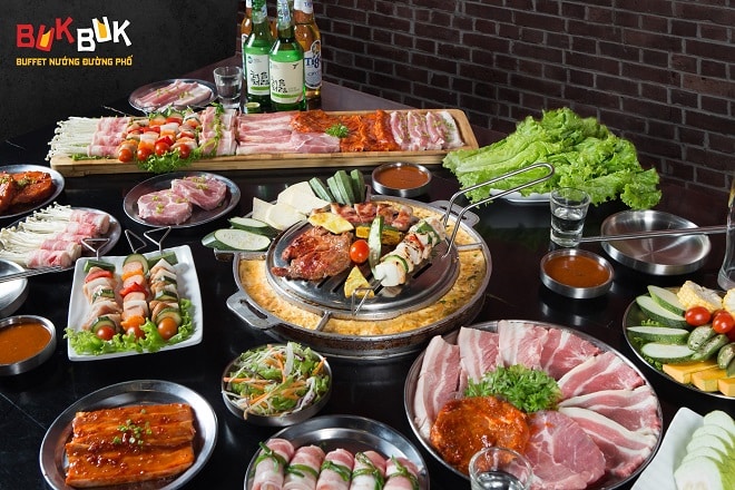 Buk Buk - Buffet lẩu nướng đường phố kiểu Hàn có gì đặc biệt?