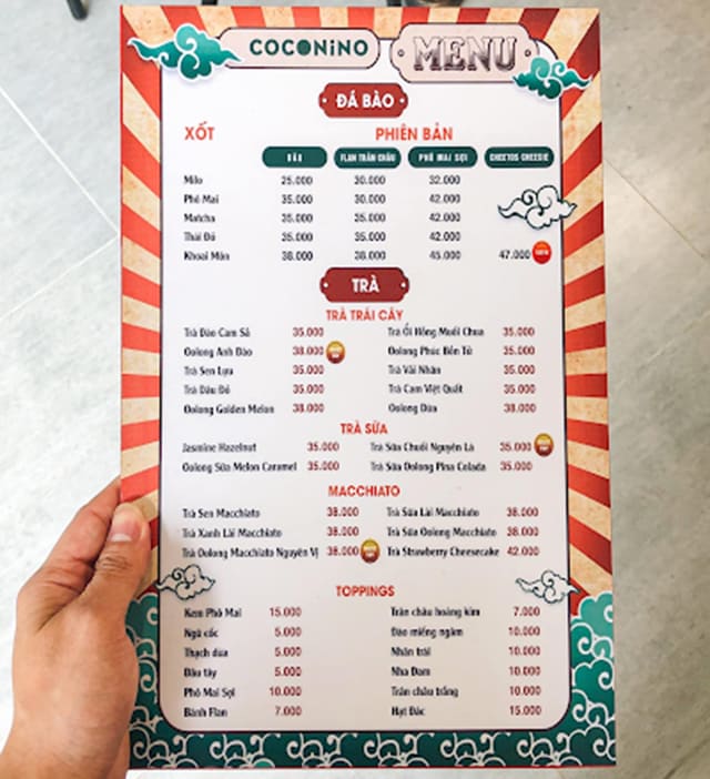 Coconino - chuỗi cửa hàng tea và cheese nổi danh tại đất Sài thành